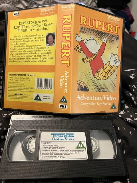 RUPERT - ADVENTURE Video (VHS Video Tape) 1987 Stories £12.00 - PicClick UK