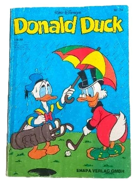 WALT DISNEY DONALD Duck Comic Nr. 74 Ehapa Verlag Taschenbuch Deutsch ...