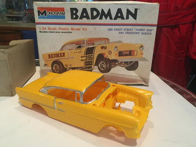 1/24 MONOGRAM RARE Dragster Chevrolet Bel Air 55 Badman Ref 6747 Non ...
