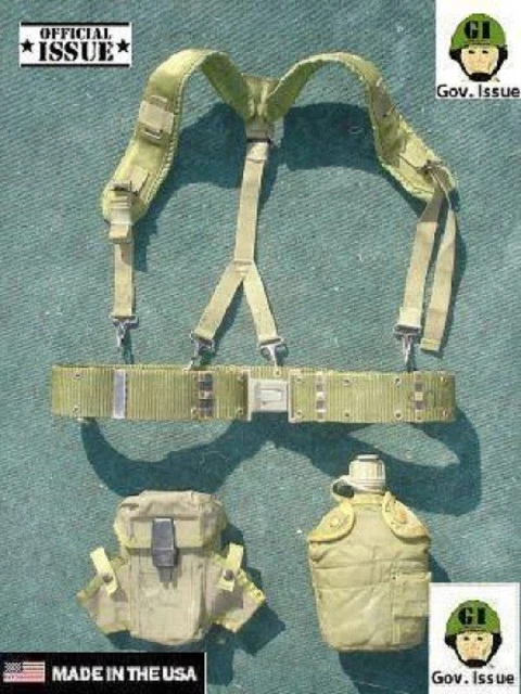 US ARMY ALICE Gear Lc2 Carry Set Belt Carrying System Reforger 7 Pieces ...