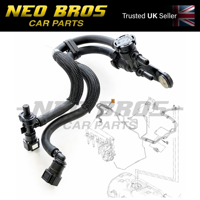 OE FUEL RETURN Hose Line Pipe, Citroen Fiat Peugeot 06- 2.2 HDi Puma ...