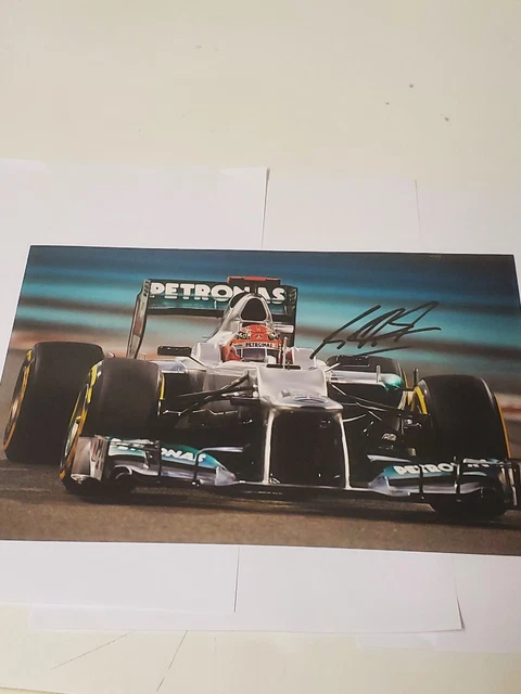 F1 MICHAEL SCHUMACHER Original autographs hand signed £105.00 - PicClick UK