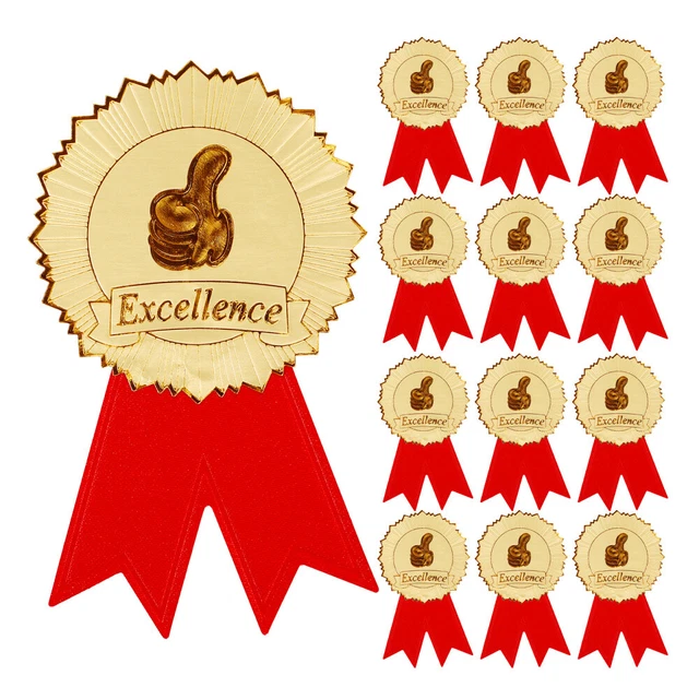 36 SETS AWARD Medal Sticker Graduation Certificate Reward Stickers EUR ...