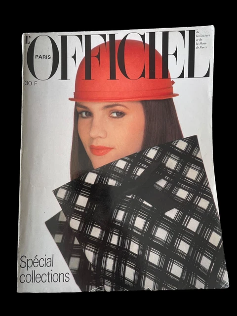 RARE VINTAGE FASHION Magazine L'Officiel Paris March 1981 (Same Time As ...