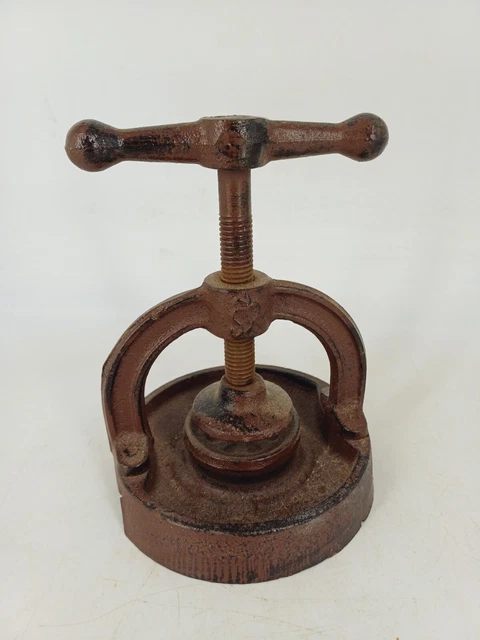 ANCIEN SERRE-JOINT ETAU VERTICAL PRESSE OUTIL CASSE NOIX Pressoir EUR ...