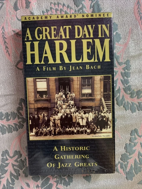 A GREAT DAY in Harlem (VHS, 1995) Historical Jazz Documentary Factory ...