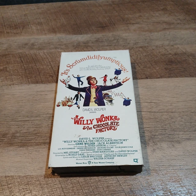 WILLY WONKA AND the Chocolate Factory VHS 1986 Vintage Family Movie £4. ...