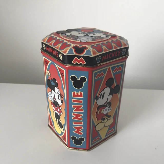 VINTAGE 2000 WALT Disney's Mickey & Minnie Mouse Tin £9.95 - PicClick UK