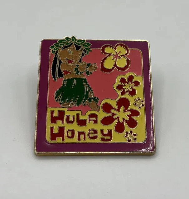 DISNEY LILO & Stitch Pin Badge Lilo Hula Honey Disneyland Resort Paris ...