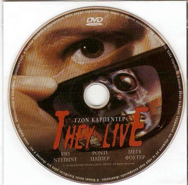 THEY LIVE (RODDY PIPER, KEITH DAVID, MEG FOSTER) (John Carpenter) ,R2 ...