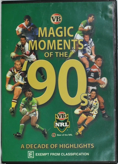 MAGIC MOMENTS OF The 90's NRL A Decade Of Highlights - Preowned ...