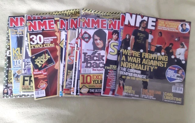 15 X NME Magazines New Musical Express 2003 6th Sept - 20/27th Dec ...