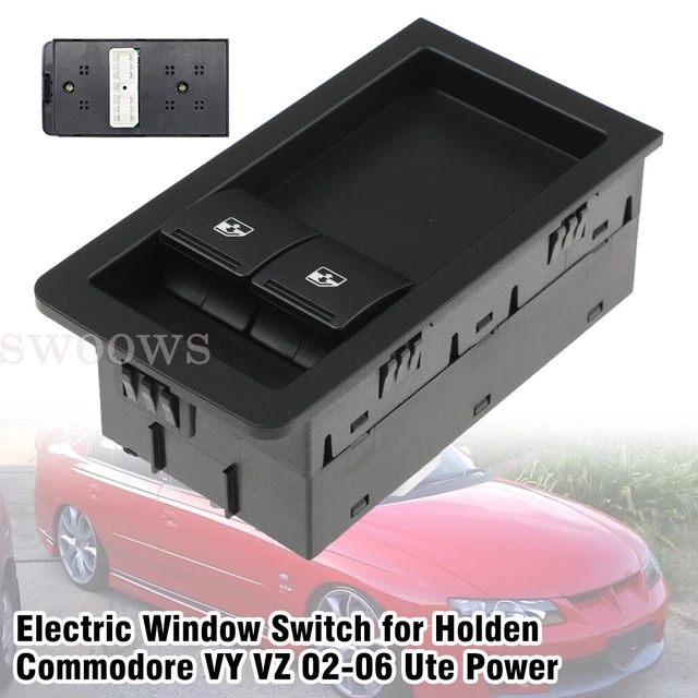 BLACK POWER WINDOW Master Switch Control For Holden Commodore VY VZ 02 ...