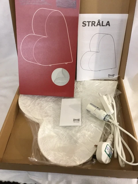 IKEA STRALA HEART Shaped Paper Lamp Johanna Jelinek Discontinued BNIB ...