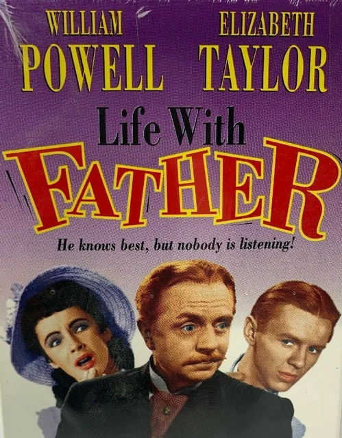 LIFE WITH FATHER 1947 Comedy Movie 1991 VHS Tape William Powell New ...