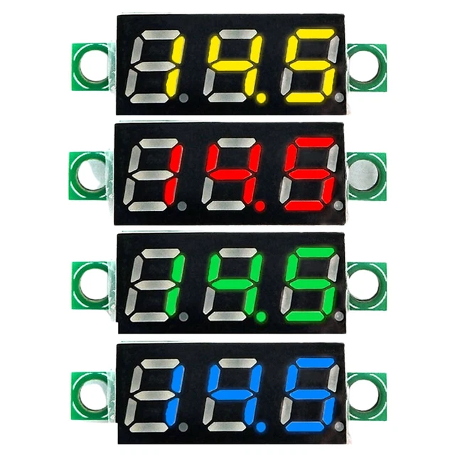 SENSOR VOLTAGE TABLE 0.28-inch DC Voltage LED Display Measure Minimum ...