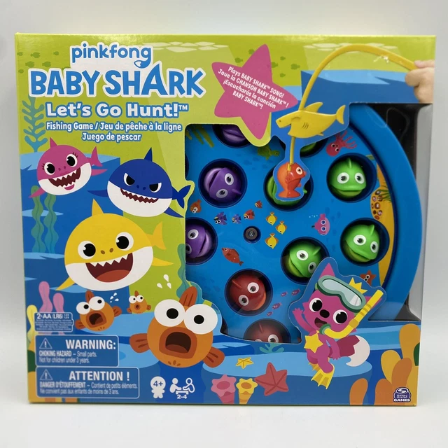 PINKFONG BABY SHARK Letss Go Hunt Fishing Game Multi Colour 4 Players ...