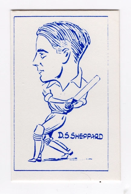 RARE CRICKETER CARICATURE. England - Doug Sheppard EUR 7,26 - PicClick FR