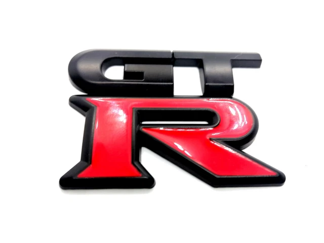 RED NEW R35 Skyline GTR GT-R Rear Emblem Badge £47.87 - PicClick UK