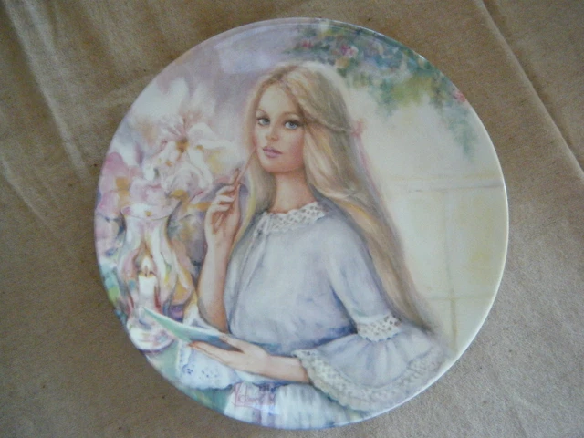 &THE LOVE LETTER&~1ST issue Portraits of First Love Plate~Mary Vickers ...