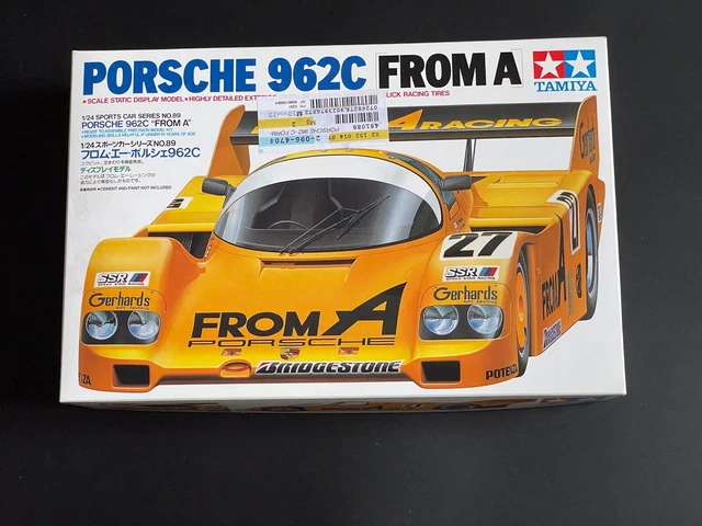 TAMIYA 24089, BAUSATZ Porsche 962C FROM A #27, 1/24 EUR 59,00 - PicClick DE