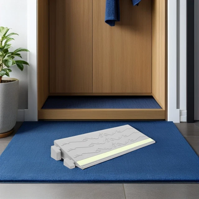 DOOR THRESHOLD RAMP Step Entrance Ramps Slope Pad for Sweeping Robot £ ...