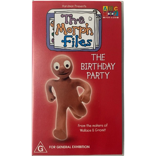 THE MORPH FILES The Birthday Party VHS Tape ABC For Kids Vintage 1995 ...