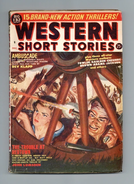 WESTERN SHORT STORIES Pulp Dec 1952 Vol. 9 #1 FN- 5.5 £77.53 - PicClick UK