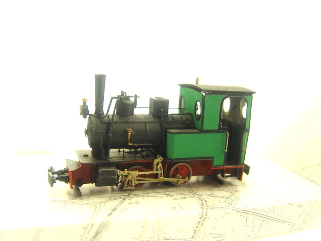 DAMPFLOK HENSCHEL FABIAN - Artitec Fertigmodell Schmalspur Lok HO 1:87 ...