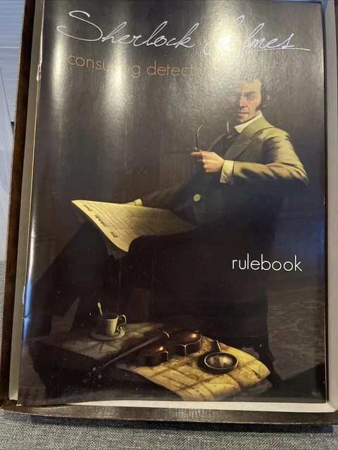 SHERLOCK HOLMES CONSULTING Detective Board Game Ystari Asmodee 2012 ...