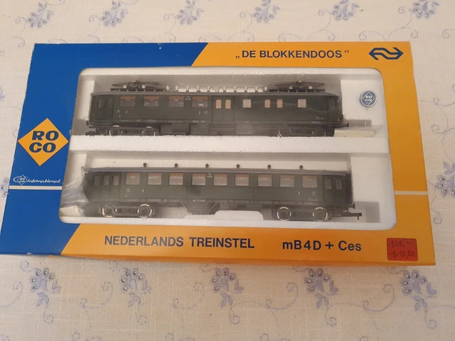 ROCO &DE BLOKKENDOOS&, 2teiliger Triebwagen der NS, Rarität aus den ...