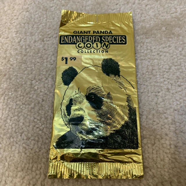 WORLD ENDANGERED SPECIES Coin Collection Giant Panda Collectible Coin ...