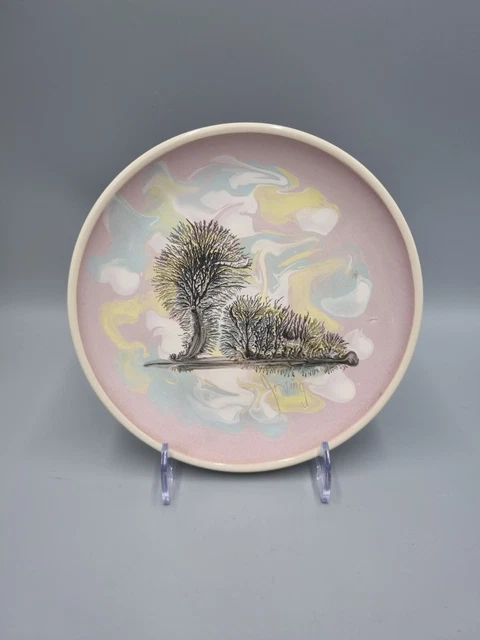 A BOSCASTLE POTTERY Roger Irving Signed Hand Painted Plate, 2000. £18. ...