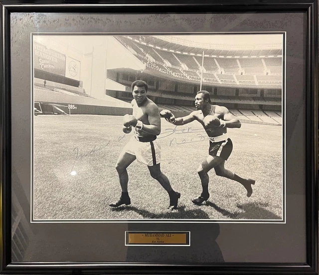 ALI AND NORTON Former World Heavyweight Boxing Champions Hand Signed ...