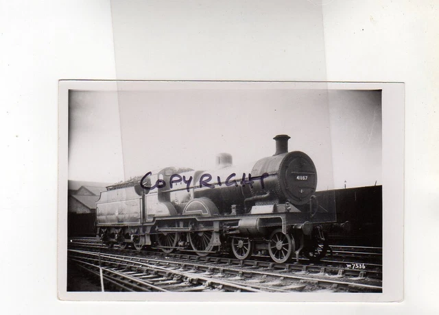 RAIL PHOTO LMS 440 Compound 41167 Crewe North shed Cheshire LNWR £2.69 ...