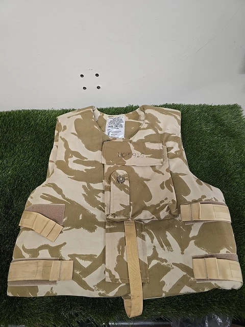 BRITISH ARMY COMBAT Body Armour ECBA IS 180/112 Desert DPM Cover ...