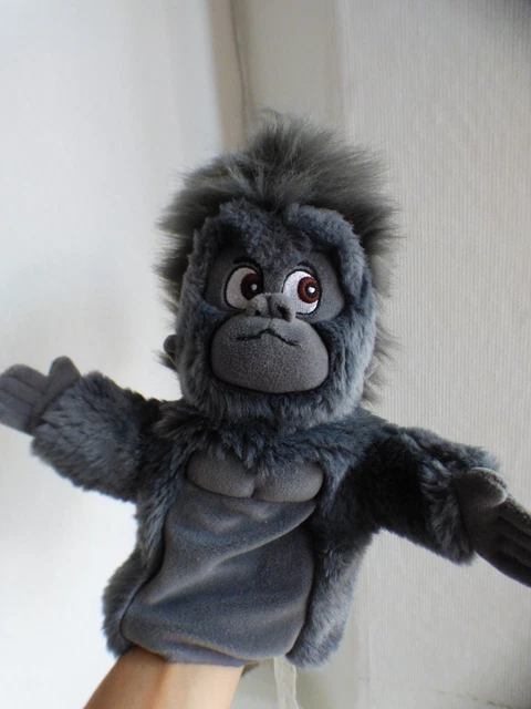 DISNEY TARZAN &TERK& plushie hand puppet, Disney Store, 28cm, VGC! £5. ...
