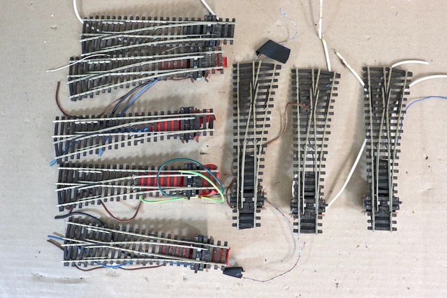 PECO SL-91 SL-92 PL-10 Oo 7 X Électrique Droit Gauche Main Point Rail ...