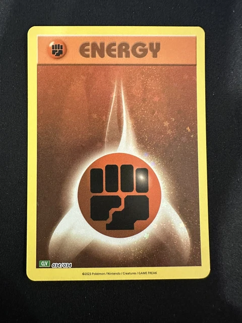 POKÉMON TCG FIGHTING Energy 034/034 Clv Pokemon Card Game Classic Holo English EUR 2,90 ...