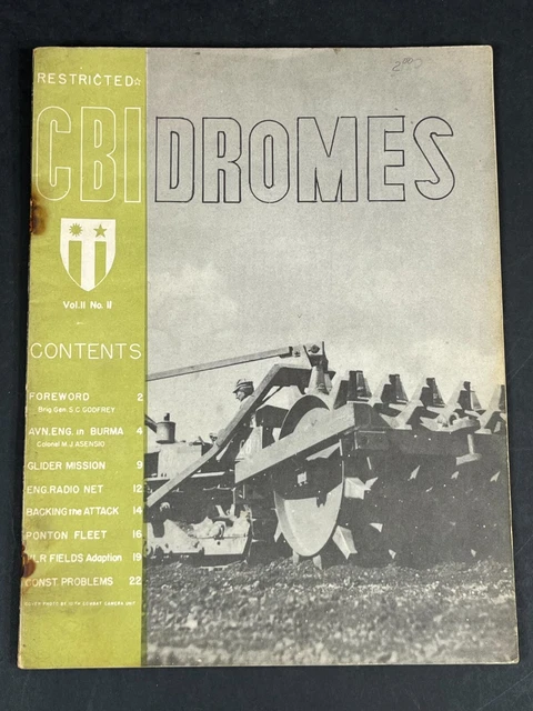 WW2 CBI DROMES Magazine China Burma India Magazine Aviation Engineers ...