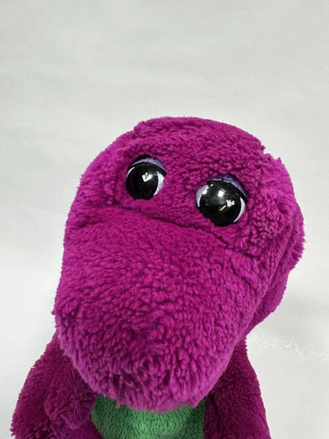 BARNEY THE PURPLE Dinosaur Plush 1992 Lyons Group Golden Bear $16.25 ...