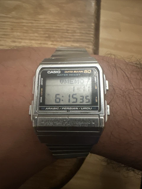 CASIO VINTAGE WATCH retro watch DB-530 Arabic persian Urdu, classic ...