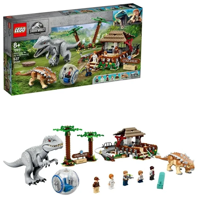 LEGO 75941 JURASSIC World Indominus Rex vs Ankylosaurus 537pcs Building ...