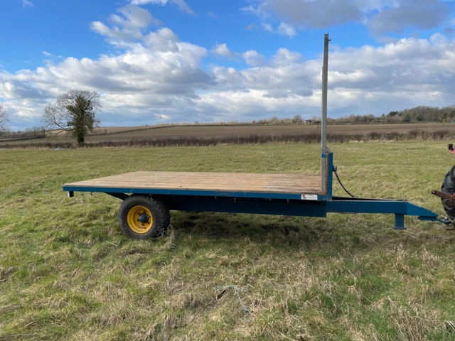AGRICULTURAL FARM TRAILER ,flat bed for bale ,fertiliser £1,281.72 ...