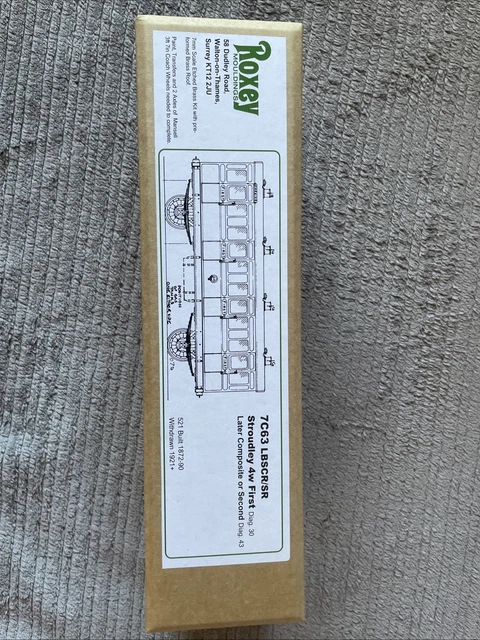 ROXEY MOULDINGS 7C63 LBSCR/SR Stroudley 4w first Unopened Kit o gauge £ ...