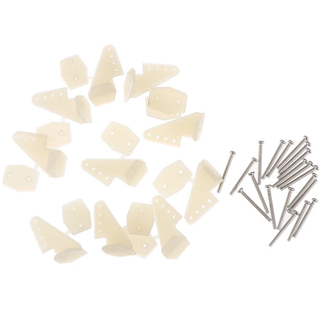 10 SETS NYLON Control Horns 4 holes W13xL18xH25mm with Screws For RC ...
