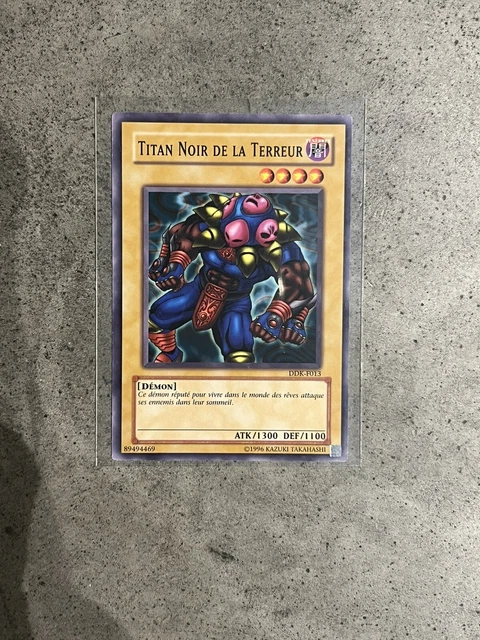 CARTE CARD YU-GI-OH Konami 1996 Edition Titan Noir De DDK-F013 Très Bon État Fr EUR 1,90 ...