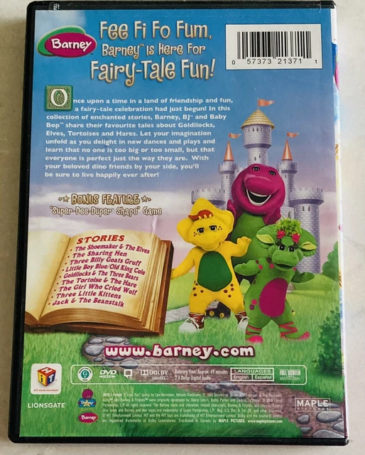 BARNEY BEST FAIRY Tales DVD (2010, Canadian) $12.60 - PicClick CA