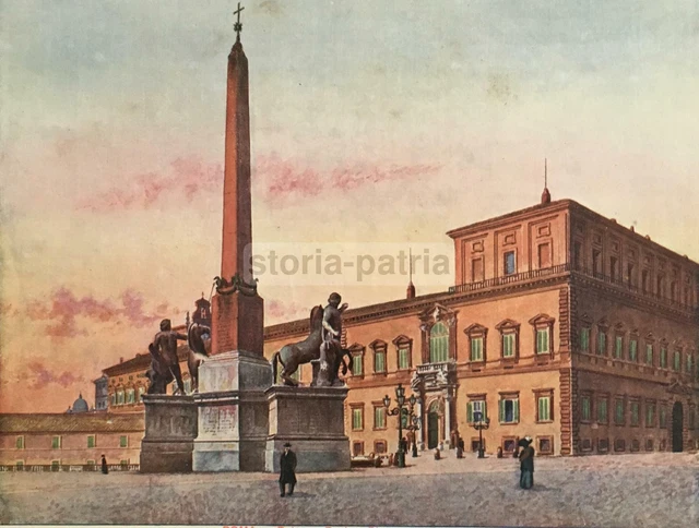 ARTE_ROMA_ANTICA ANIMATA VEDUTA A Colori_Palazzo Reale_Piazza Del ...