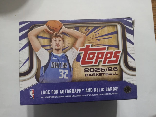 2025/26 TOPPS BASKETBALL BLASTER Box Sealed NBA Cooper Flagg In Hand ...